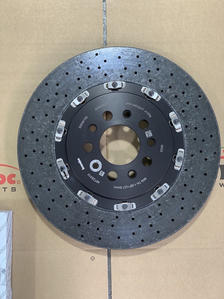 Alfa Romeo Giulia Quadrifoglio Original Carbon Ceramic Brake Kit Rear ...