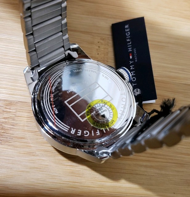 Tommy Hilfiger Stainless Steel Date Men Oversize Watch 51mm 1791073 for ...