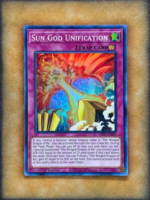 Yugioh Sun God Unification LED7-EN007 Super Rare 1st Ed NM | eBay