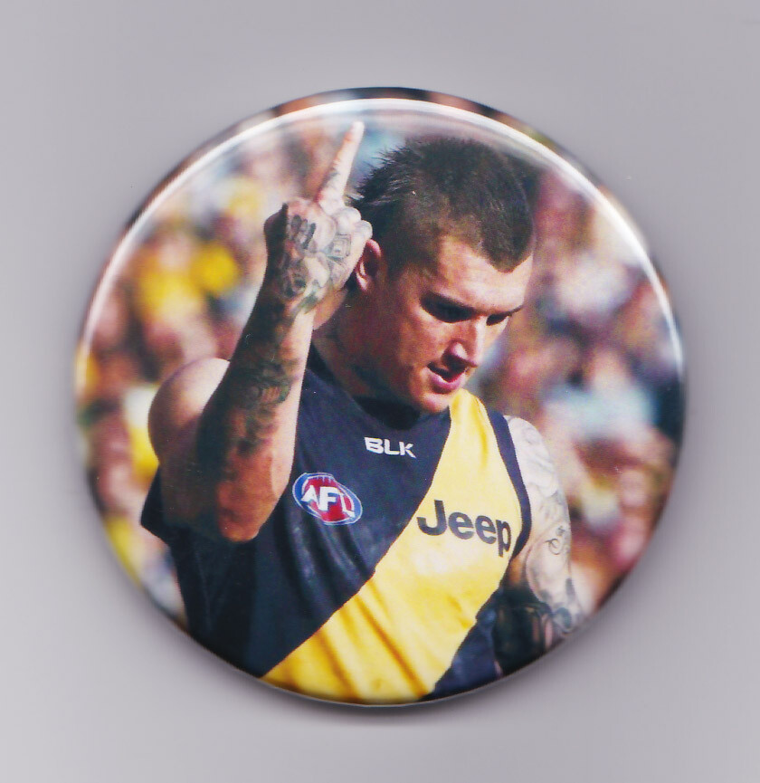 DUSTY - Badges & Magnets - Richmond Tigers Dustin Martin 300 Games ...