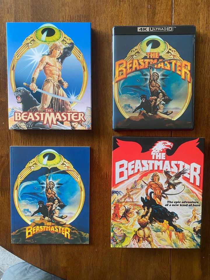 The Beastmaster 4k Vinegar Syndrome Deluxe Box Set OOP | eBay