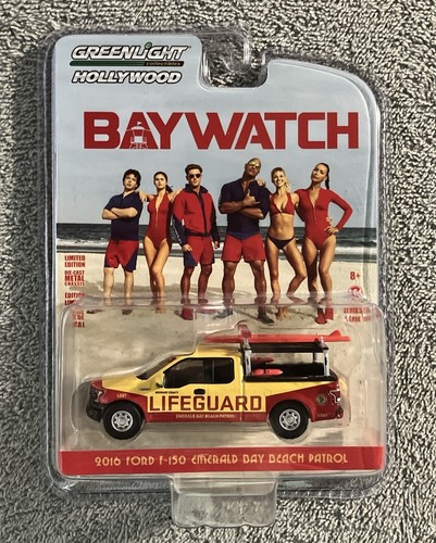 2017 NEW Greenlight Diecast “Baywatch” 2016 Ford F-150 Emerald Bay ...