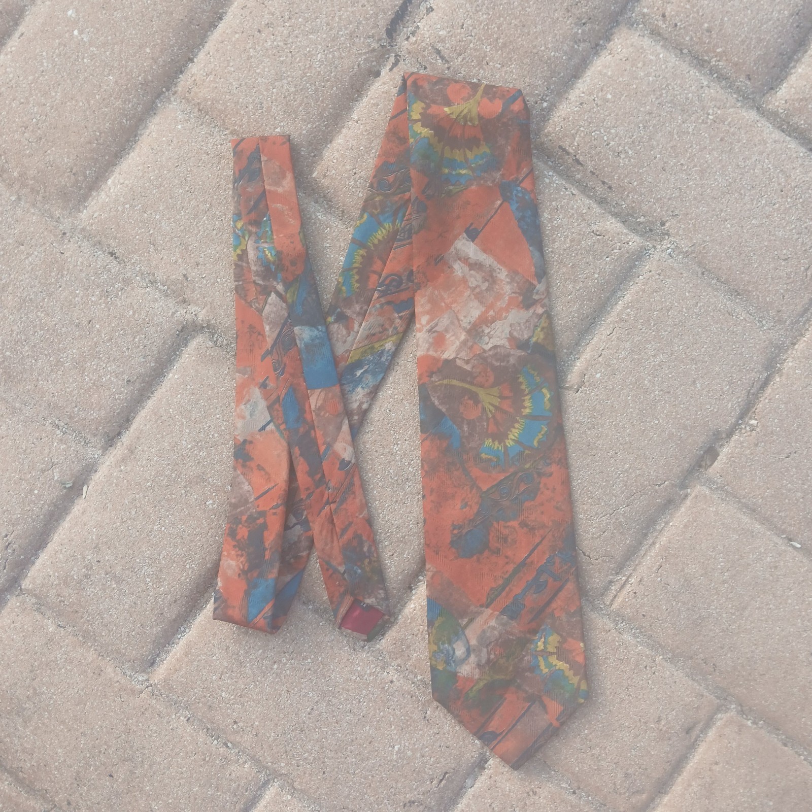 Vintage John Weitz Abstract Watercolor Floral Made In… - Gem