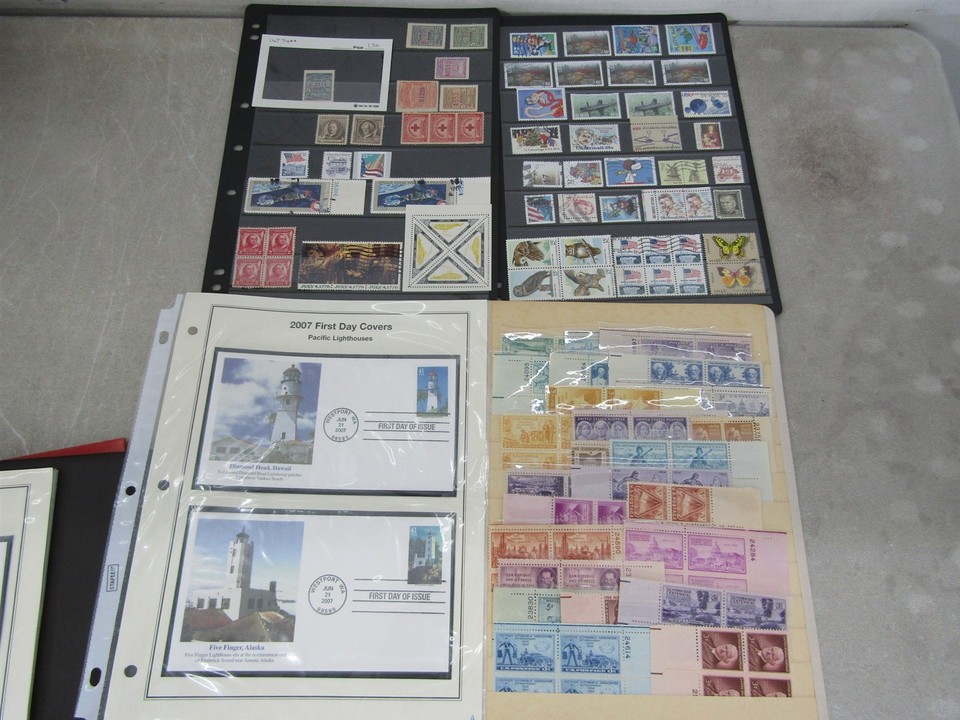 Nystamps US Large many mint stamp collection albums 23 pound carton ...