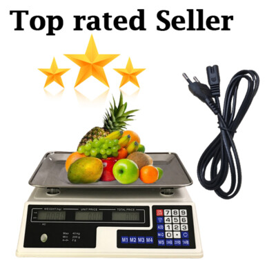40kg digital lcd SCALE electronic price computing vegetable retail ...