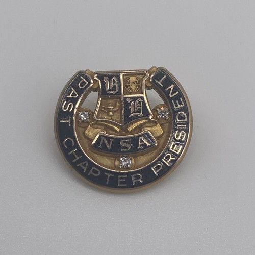 Vintage NSA Past Chapter President 10K Gold Filled Lapel Pin | eBay