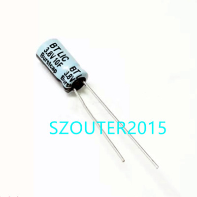 5PCS 3.8V 10F 10F 3.8V Lithium ion supercapacitors Supercapacitor 6.5MM ...