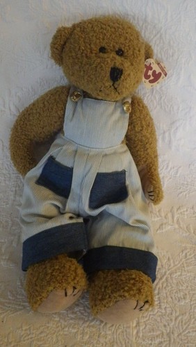 Ty Carlton Curly Brown Bear Plush Stuffed Animal Nwt | eBay