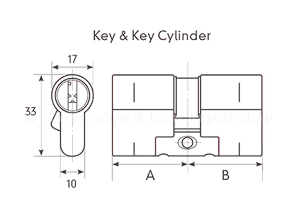 Yale Superior Keyed Alike Pair Euro Cylinder Door Lock Anti Snap ...