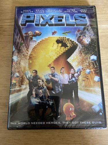 Pixels (DVD, 2015) Brand New 43396446755 | eBay