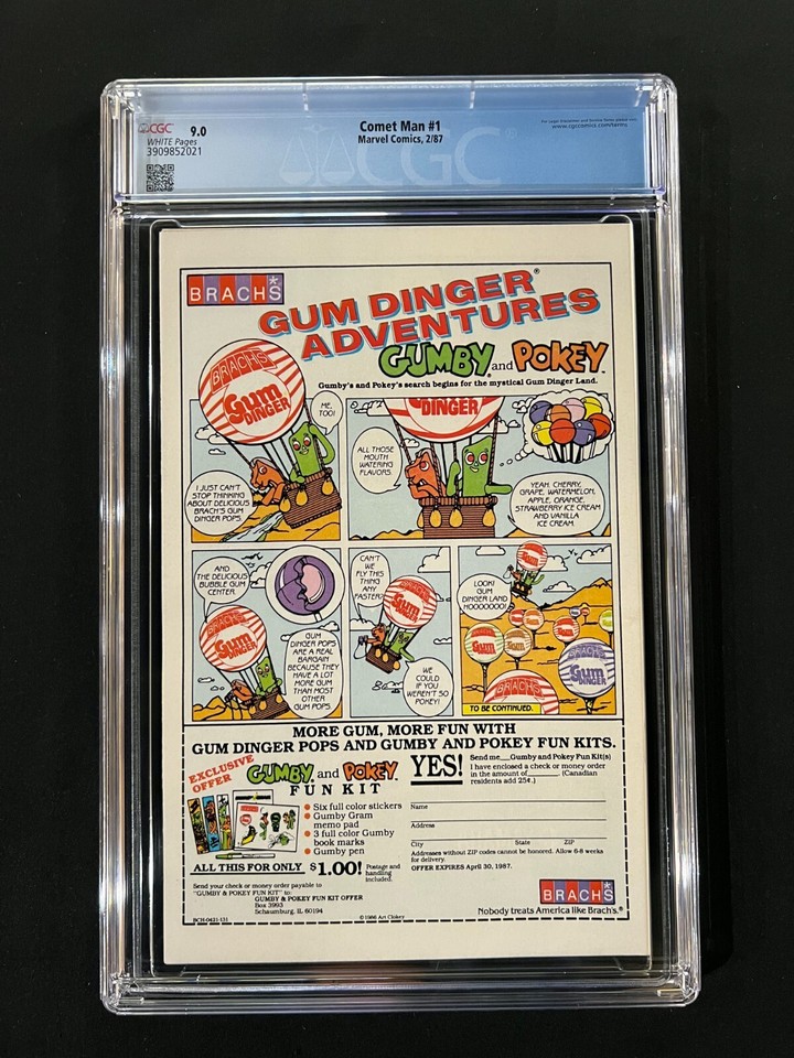 Comet Man #1 CGC 9.0 (1987) | eBay