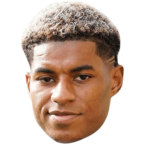 Marcus Rashford (Smile) Big Head. Masque plus grand que nature ...