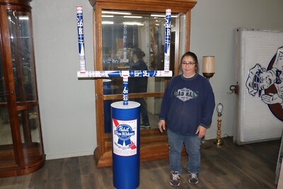 Large 73" Vintage PABST BLUE RIBBON Beer Football Field Post Goal ...