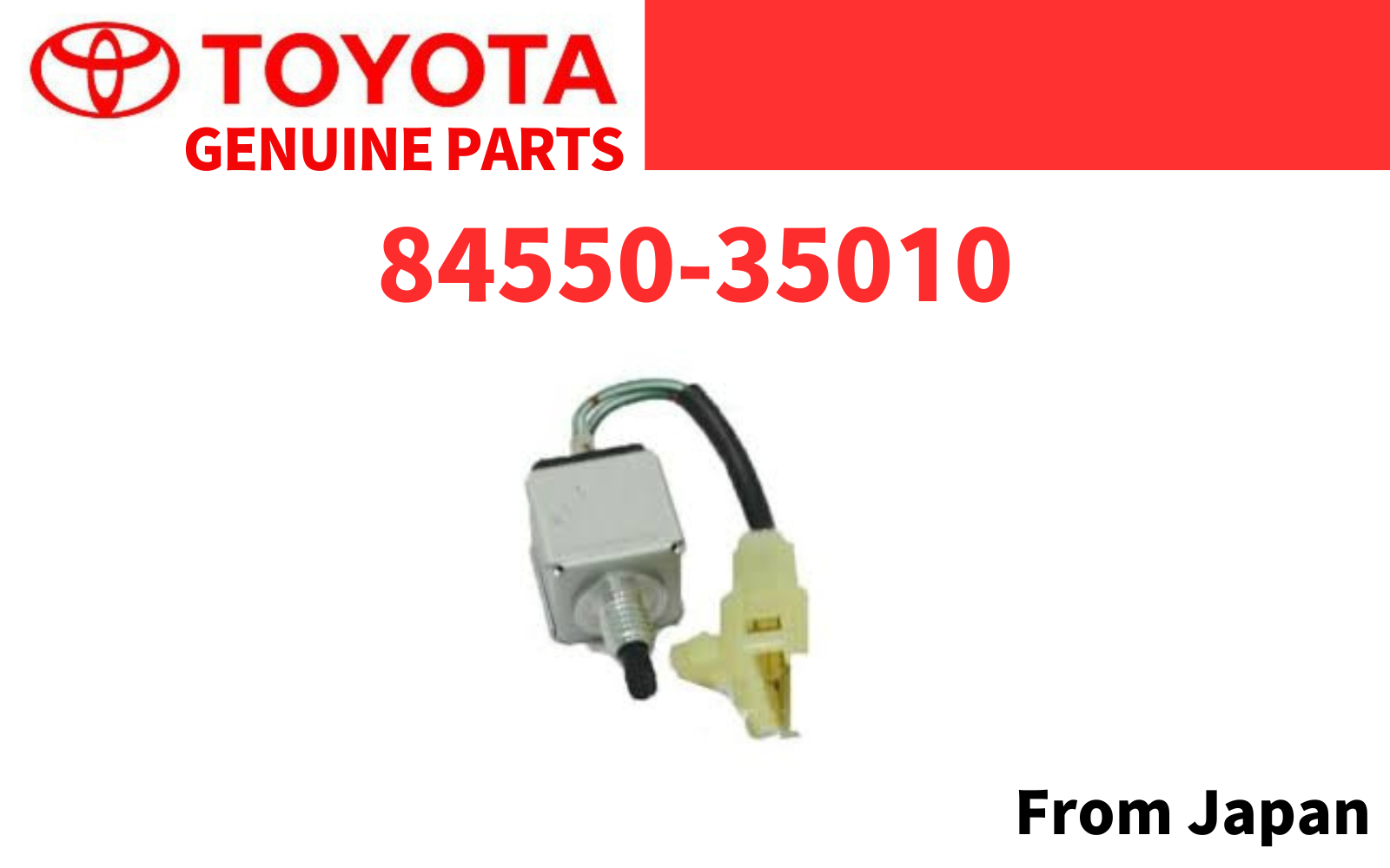 Toyota Genuine Pickup 91-95 Hilux Warning Parking Brake Switch 84550 ...