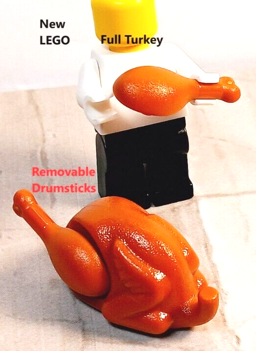 New LEGO Turkey Drumsticks FULL BIRD Smoked Fried Vegan Wings FAUX ...