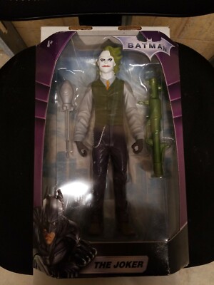 Batman The Joker 10" Action Figure 2008 Mattel DC Hero Zone with Rocket ...