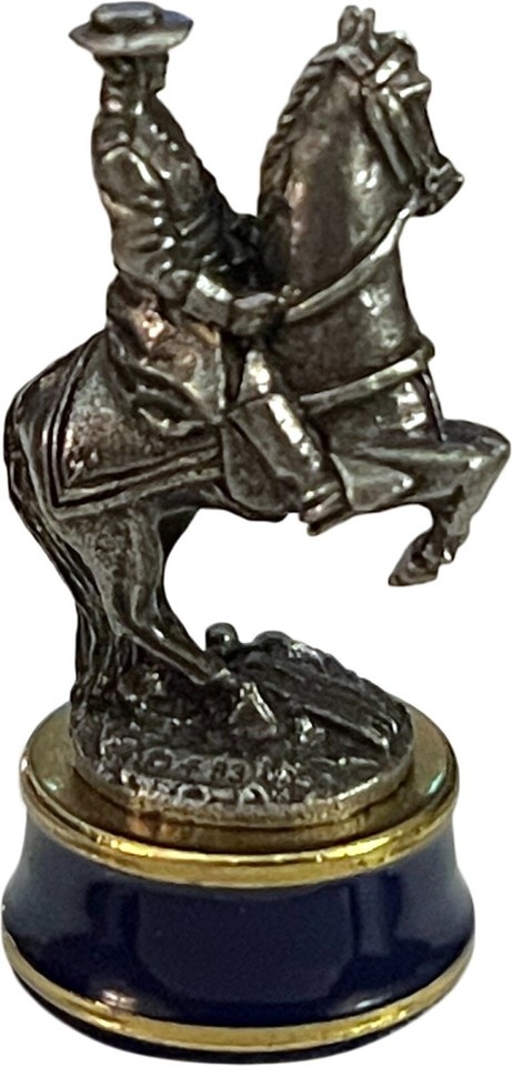 Civil War Pewter Chess Set 1983 Franklin Mint National Hist. Soc ...