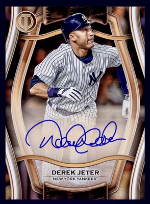 2025 Tribute Topps Bunt Derek Jeter Signature Super Rare Digital Card ...
