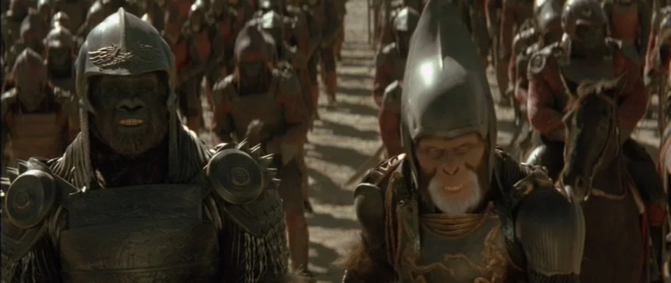 (2001) PLANET OF THE APES Ape Soldier Costume Armor Lot! | eBay