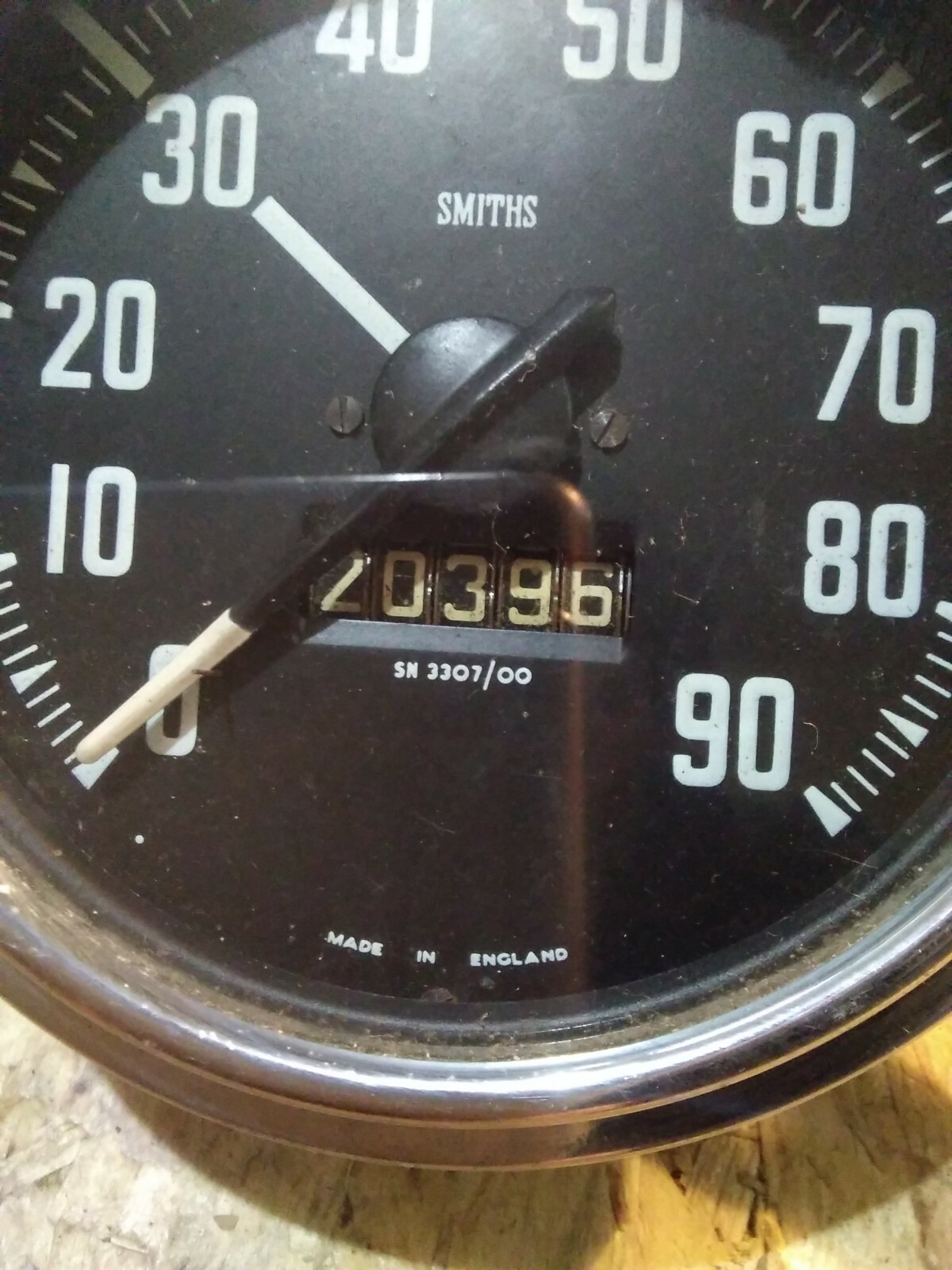 Vintage classic speedo Smiths speedometer, 90 mph. Smiths SN3307/00 | eBay
