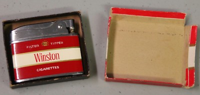 VINTAGE WINSTON SUPER LIGHTER ADVERTISING CIGARETTES CORONET JAPAN W ...