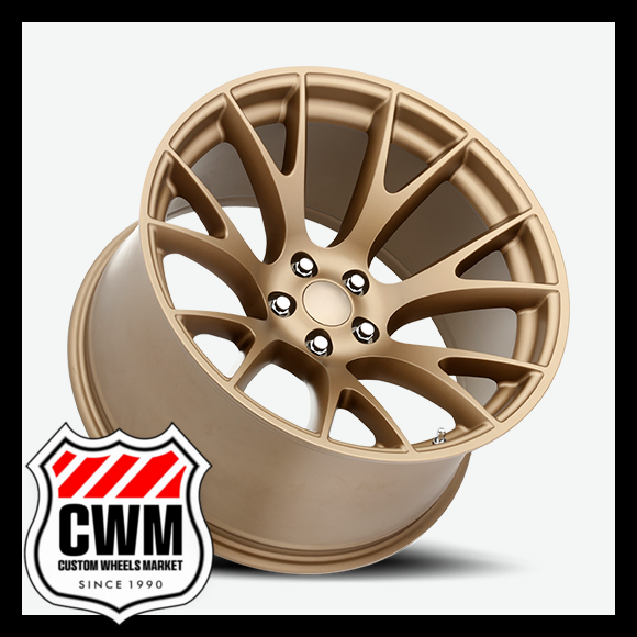 MATTE BRONZE HELLCAT WHEELS 20X11" SET DEEP CONCAVE CHALLENGER/CHARGER ...