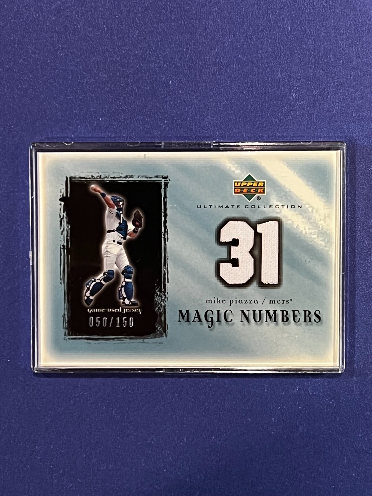 MIKE PIAZZA 2001 UD ULTIMATE COLLECTION "MAGIC NUMBERS" GAME JERSEY 50/150 | eBay
