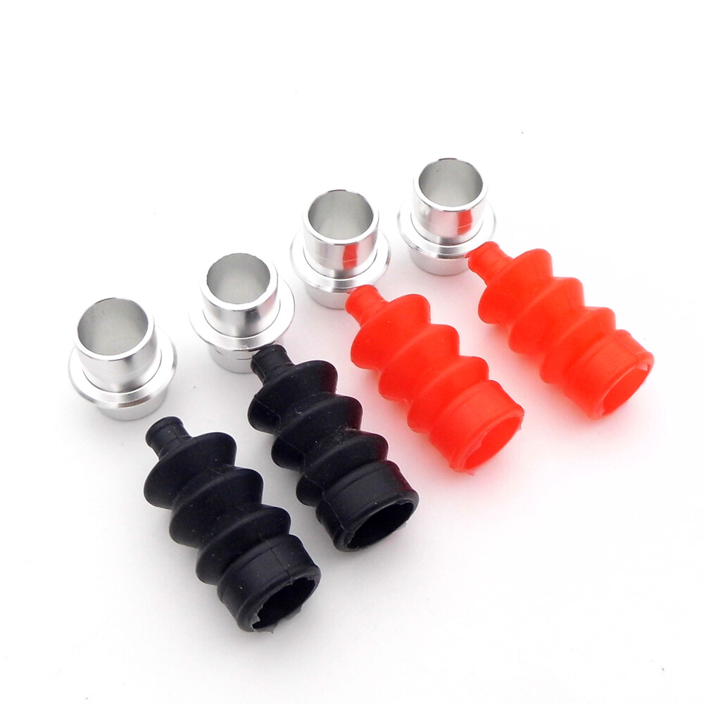 4x Waterproof Rubber Sleeve Rubber Bellows Radio Box Seals for RC Boat ...