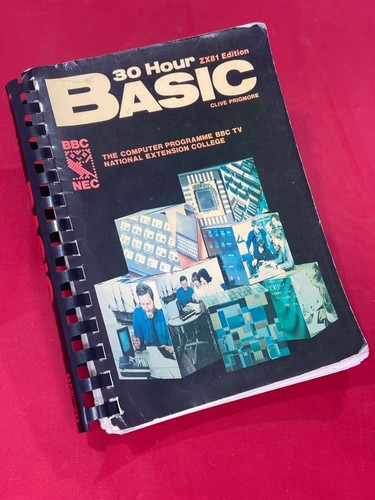 30 Heure Basique (S / H) Livre Programmation Entraînement Manuel ZX81 ...