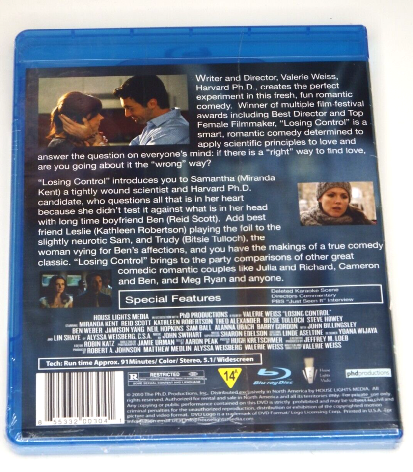 Losing Control (Blu-ray, 2012) Reid Scott, Kathleen Robertson, Lin Shaye, NEW 855332003041 | eBay
