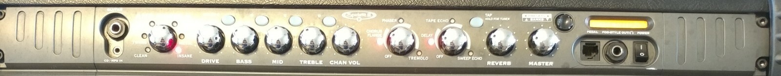 Line 6 Spider III 120 watt (60 watt PER side) stereo amplifier. AMP ...