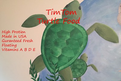 Aquatic Turtle Food 3 Pounds Floating 32% Protein Bulk Package Free ...