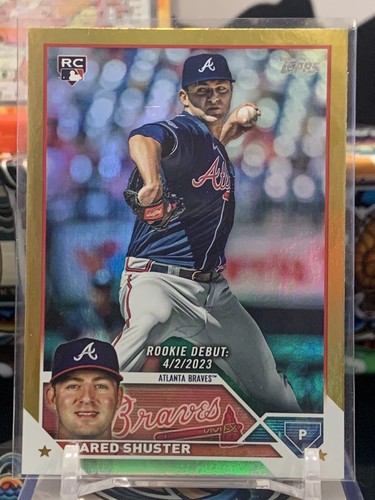 2023 Topps Update JARED SCHUSTER - Atlanta Braves Gold FOIL #US309 HP3J ...