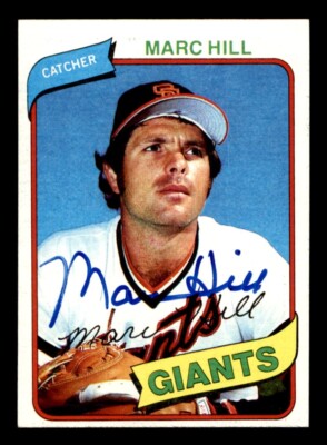 1980 Topps Baseball #236 Marc Hill Signed Autograph (No COA) *d2 | eBay