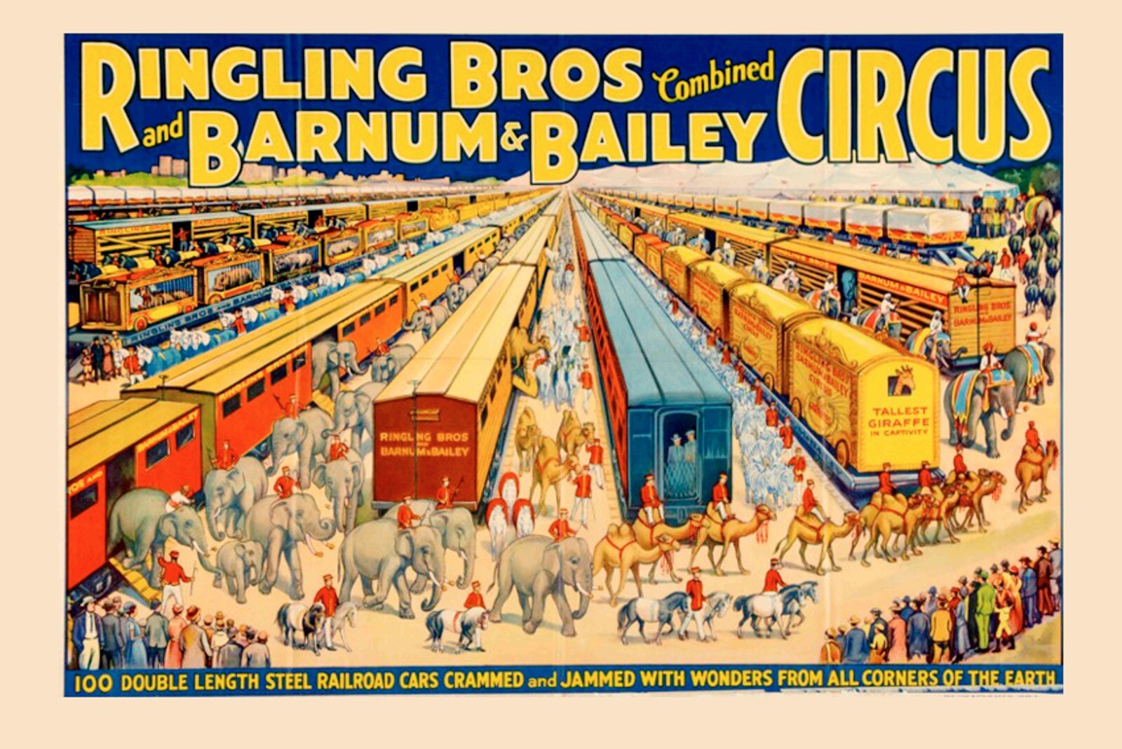 28 x 40 Inches Ringling Brother Circus POster XXXL 28 x 41 closeout | eBay