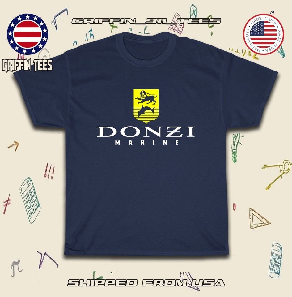 New Donzi Marine Boats Tees T-Shirt American Men's T-Shirt | eBay