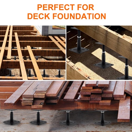 4 Pack Adjustable Support Jack for the FloorPost Floor Joist JacksDeck ...