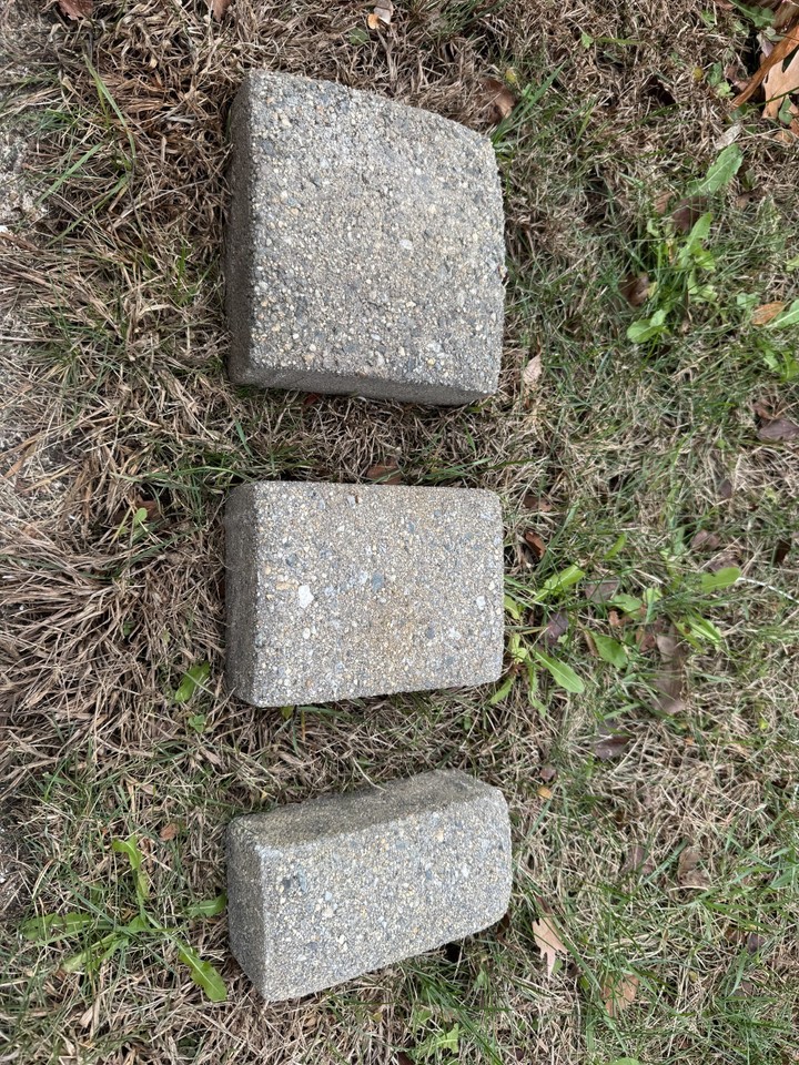 A LOT OF USED GREY CONCRETE PAVERS FOR WALKS OR PATIOS | eBay