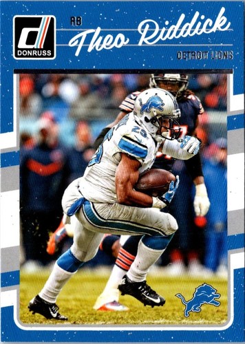 2016 Donruss Theo Riddick #100 Detroit Lions Football Card | eBay
