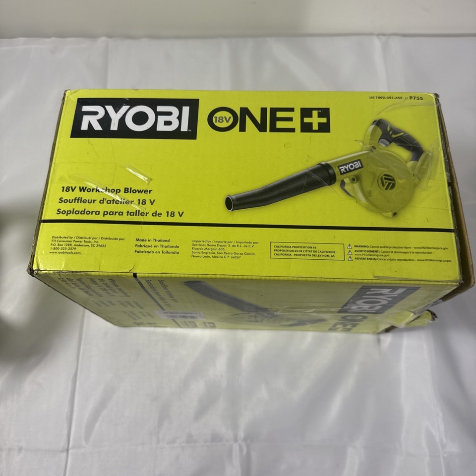 RYOBI ONE+ 18V Workshop Blower (P755) Tool Only Brand New 33287174447| eBay
