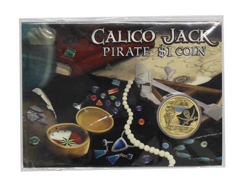 2011 Perth Mint $1 One Dollar Calico Jack Pirate Tuvalu Coin - Carded ...
