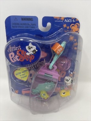 LITTLEST PET SHOP HTF NIP NEW DO-ABLES TEENSIE CAT NOTEPAD ERASERS ...