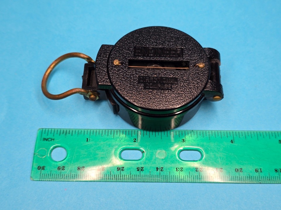 Vintage TC Japan Engineer Directional Lensatic Compass Folding Military Style | eBay