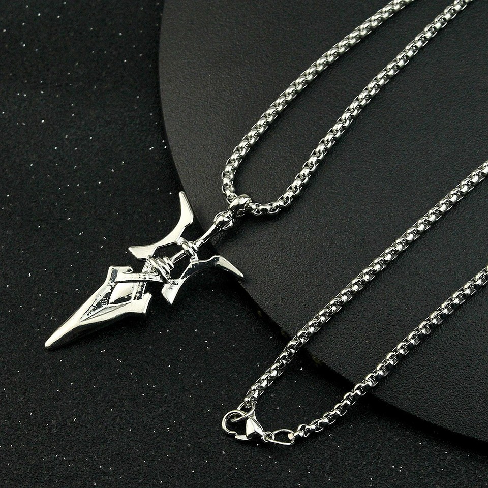 Anime Death Note Necklace Misa Amane Cosplay Halberd Pendant Necklaces ...