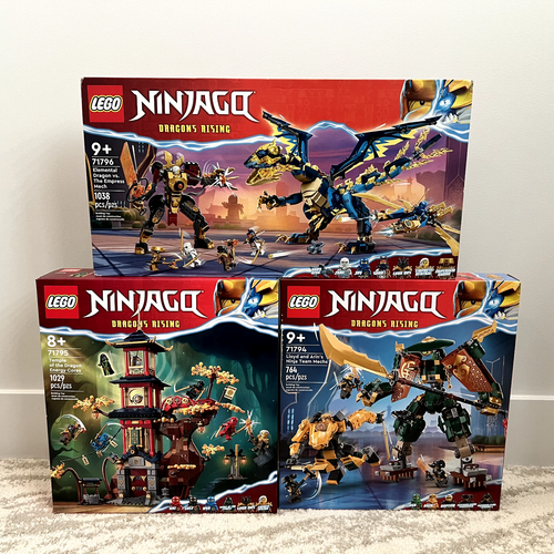 Lego Ninjago Dragons Rising S1 Lot (71794, 71795, 71796) NEW and ...