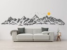 Mountains Landscape - Inspired Design Nature Home Wall Art Decal Vinyl ...