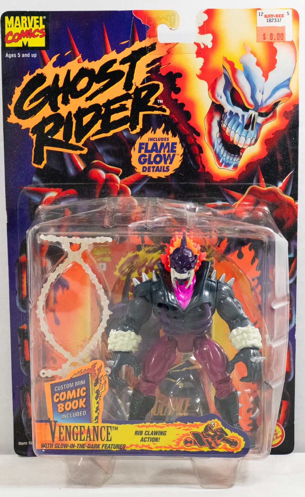 Vengeance Action Figure Ghost Rider Comic Rib Clawing Marvel Toy Biz ...