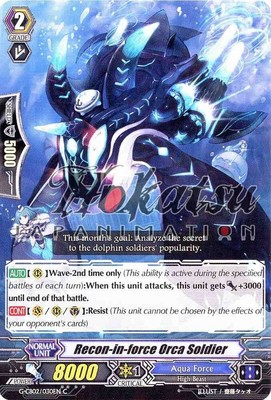 CFV G-CB02/030EN Recon-in-force Orca Soldier G-CB02/030EN Carte ...