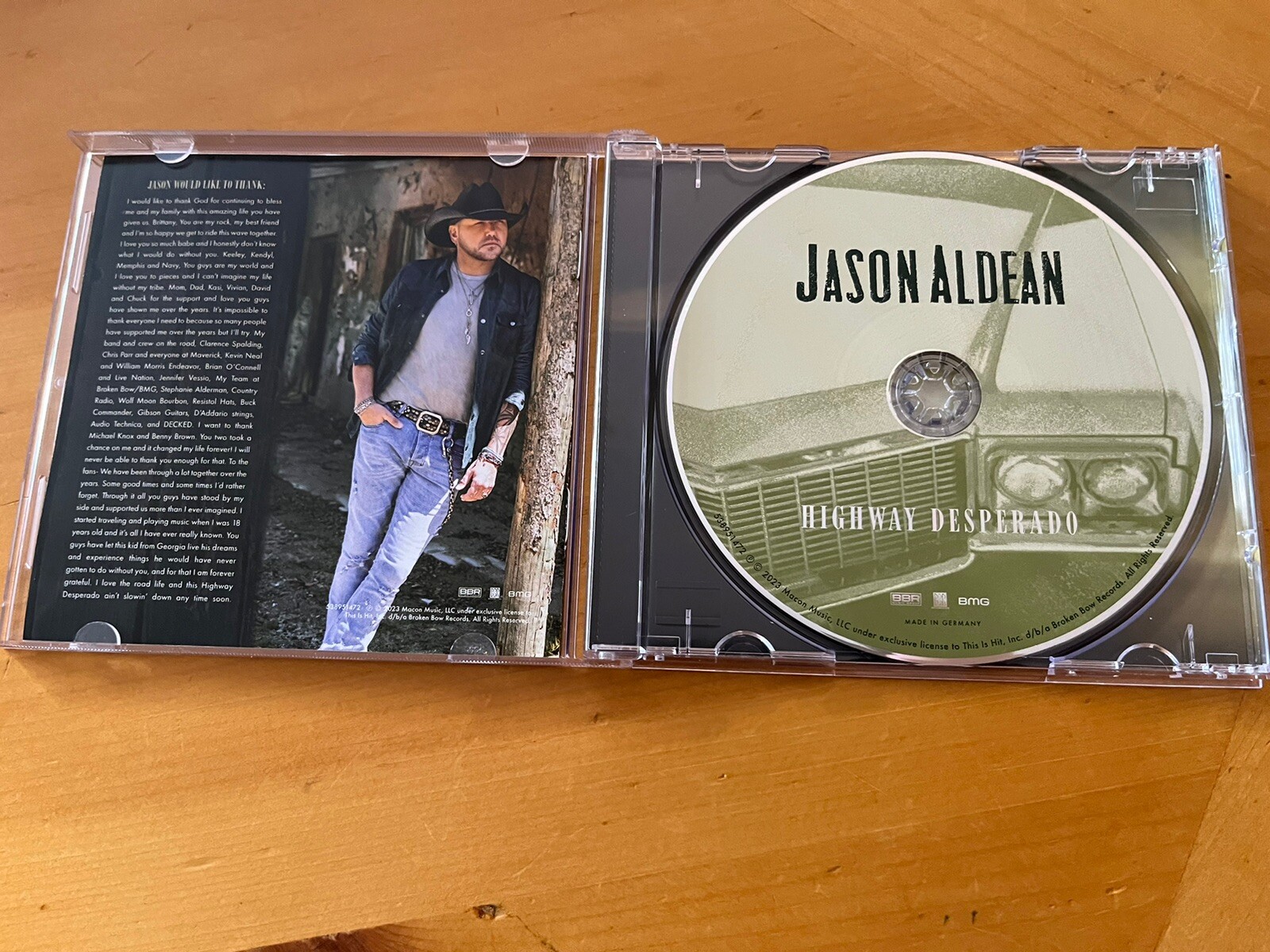 Highway Desperado by Jason Aldean (CD, 2023, Broken Bow) 4050538951479 ...