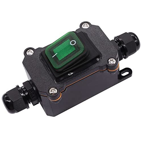 12V Switch IP67 Waterproof Inline Cord Switch ON/OFF30A 24V/12 volt ...